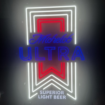 Michelob Ultra Superior Light Beer LED Sign Motion Bar Sign 32”x22 ...