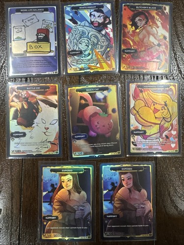Gamersupps VCARD Rising Stars 1st Edition Assorted Holo Support Fullart ...