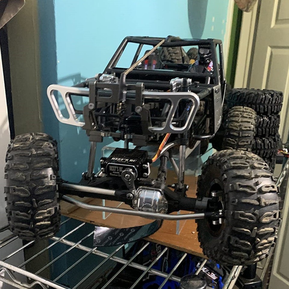 3X(Metal Front Bumper Bull Bar for Axial Wraith Spawn 1/10 RC Crawler ...