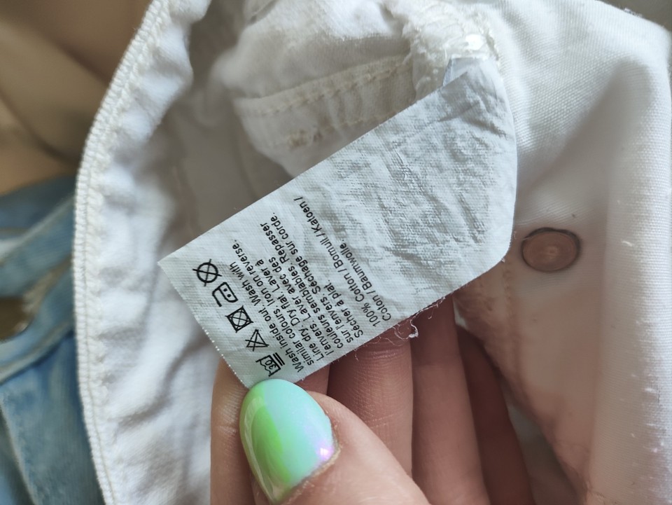 River Island womens shorts 10 White Casual Denim Summer Beach ...