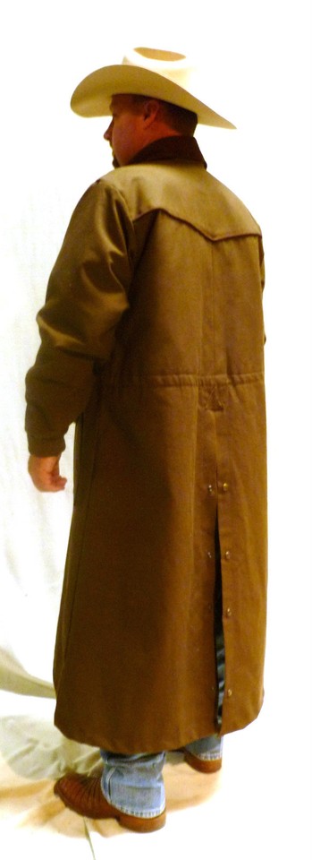 WESTERN COWBOY RANGER DUSTER COAT QUILT or Nylon LINED | eBay