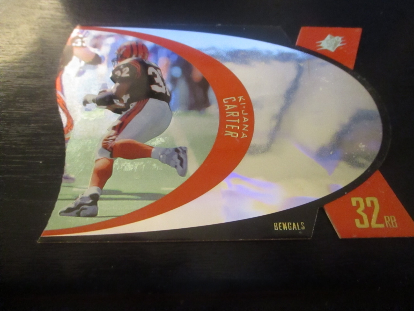 ki-jana carter (cincinnati bengals - rb) 1996 UD SPx DIE-CUT ROOKIE ...