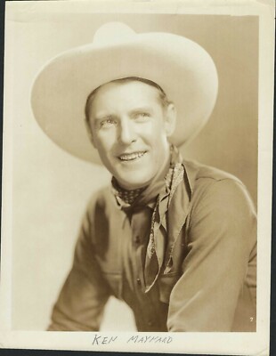 HOLLYWOOD KEN MAYNARD ACTOR VINTAGE ORIGINAL STUNNING PHOTO | eBay