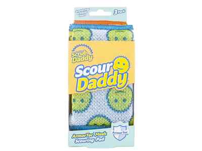 SCRUB DADDY SCOUR MULTIPURPOSE MOP 3 UNIT | eBay