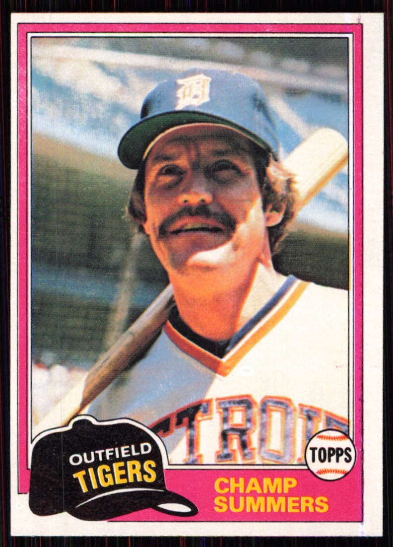 1981 Topps Champ Summers Detroit Tigers #27 | eBay