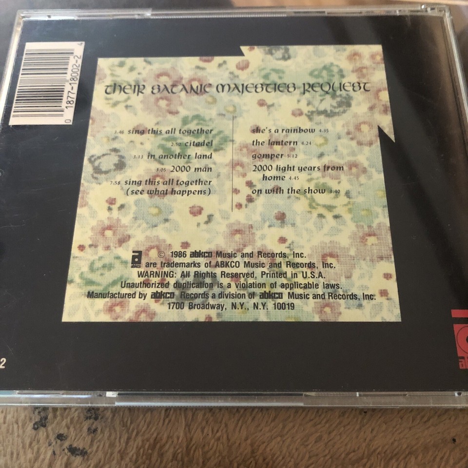 The Rolling Stones: Their Satanic Majesties Request (CD) disc and ...