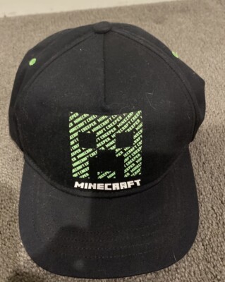 Minecraft Creeper Jinx Cap Hat Black & Green Kids 7-10 | eBay Australia