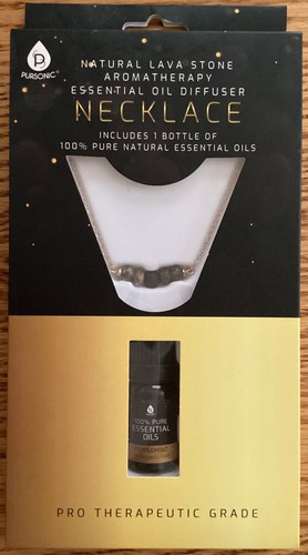 Essential Oil Diffuser Necklace, Peppermint Aromatherapy with Natural ...