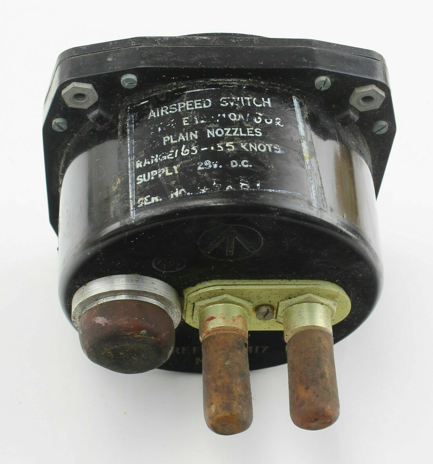 Airspeed Switch E-12A-10A-302 6A/5417 Mk.1.Q 28V Instrument RAF Vintage ...