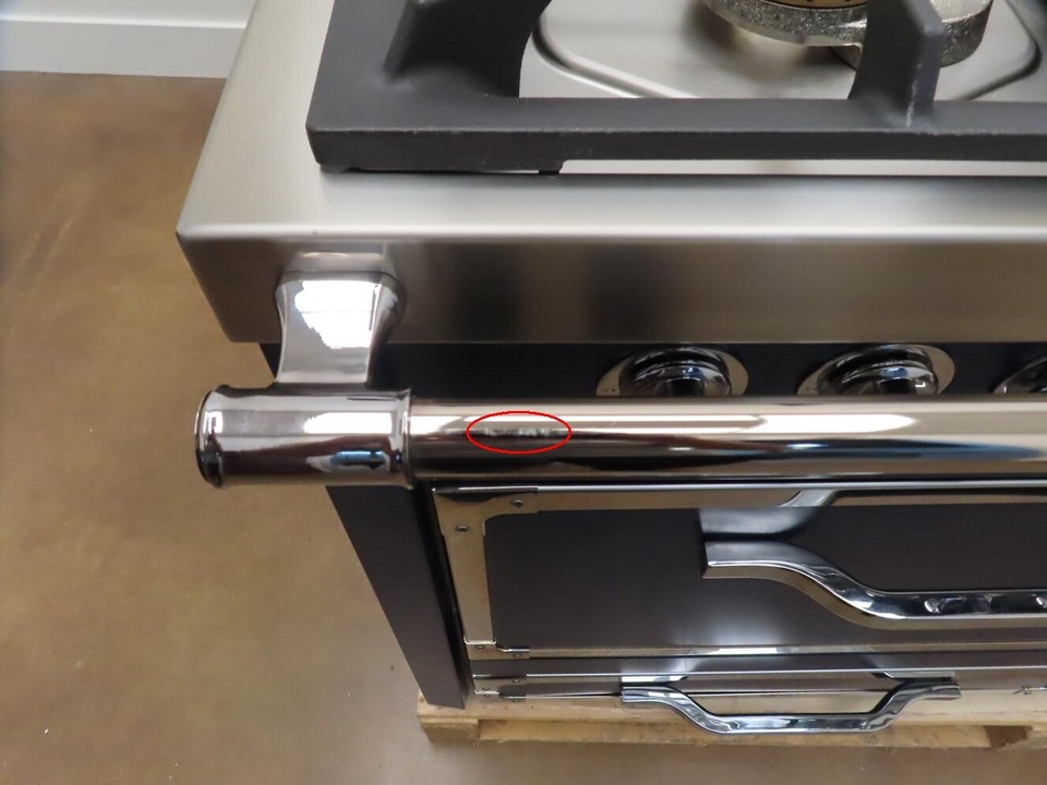 Viking Tuscany Series TVDR6616GSB 66" Freestanding Dual Fuel Slate Blue ...