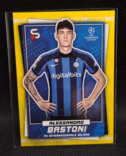 Alessandro Bastoni - card common - Inter -Topps UCL Superstars Season ...