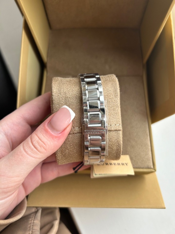 Burberry Silver Diamond The City Ladies Watch BU9220 822138037556 | eBay UK