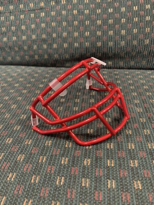 SCHUTT Mini Helmet ORANGE CHROME Face guard FACEMASK SHARP!!! Mask | eBay