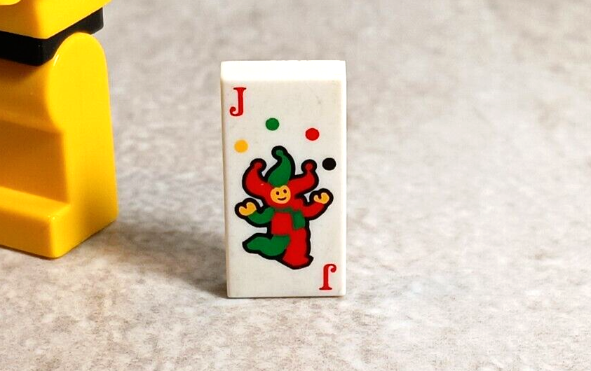 LEGO Juggler Card JOKER Playing Card Printed 1x2 Colorful Primary Balls ...