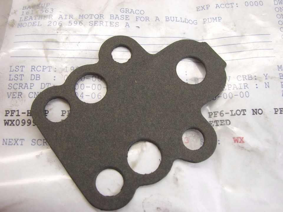 GRACO 161-563 Backup Washer Gasket Replacement Leather Base Bulldog ...
