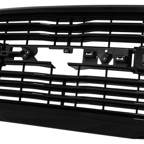 Glossy Black Front Bumper Upper Grille 68366528AH For 2019-2023 Dodge ...
