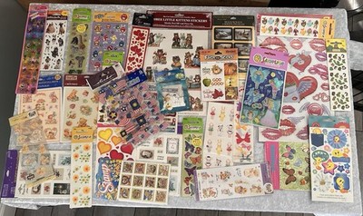 Huge Lot Of Stickers For Scrapbooking- 31 New Sticker Packs | eBay