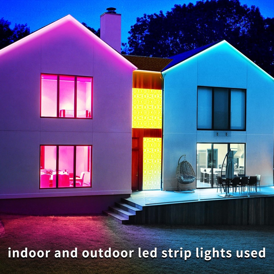 Outdoor LED Strip Lights Waterproof,IP68 Outdoor Waterproof 100ft LED ...