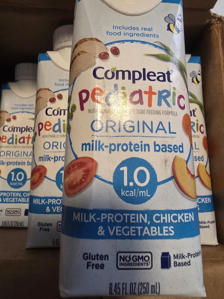 Nestle Compleat Pediatric 1.0 Original Unflavored 8.45oz. 24 Cartons | eBay