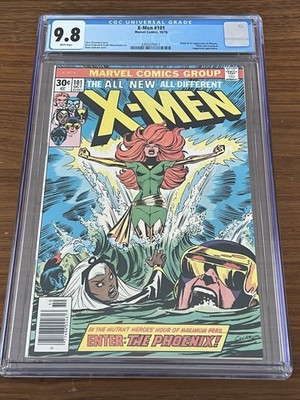X-Men #101 CGC 9.8 WHITE PAGES Origin and 1st Appearance Phoenix Marvel ...