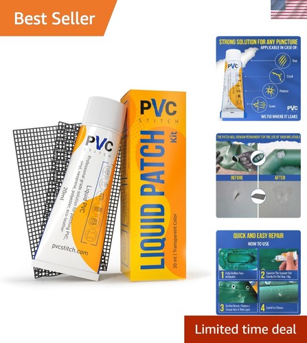 Heavy Duty Repair Kit: Waterproof PVC Sealant for Air Mattresses, Pools ...