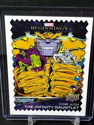 2022 Upper Deck Marvel Beginnings Cosmic Alpha #CA7 The Infinity ...