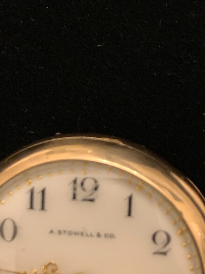 A. STOWELL & COMPANY POCKET WATCH WRIST WATCH ANTIQUE RUNS | eBay
