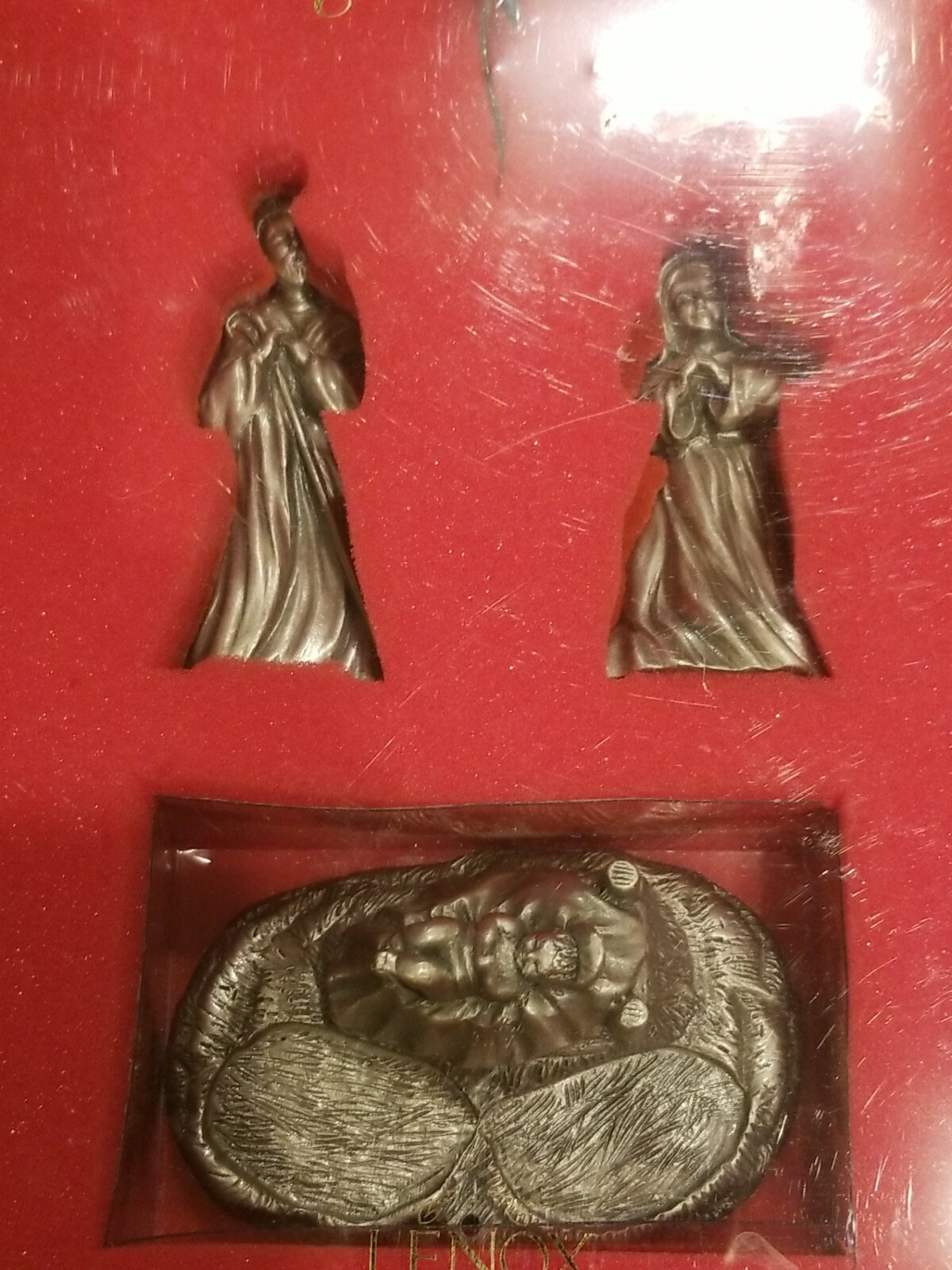 Lenox Mini Pewter Nativity Set Kirk Steiff Collection in Original Box ...