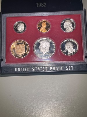 1982-S Proof Set United States US Mint Original Government Packaging ...