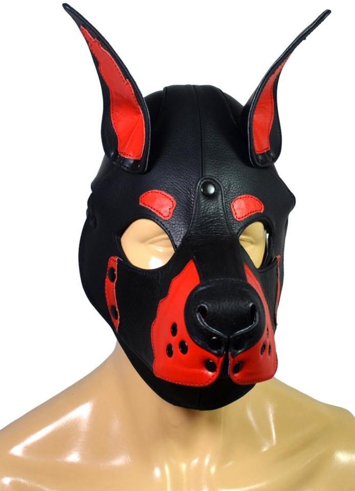 Puppy Hood Custom Animal Head Mask Novelty Costume Dog Hood Doberman | eBay