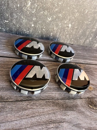 4PCS BMW 68mm Wheel Center Hub Caps Logo Badge Emblem Rim Hubcaps ...