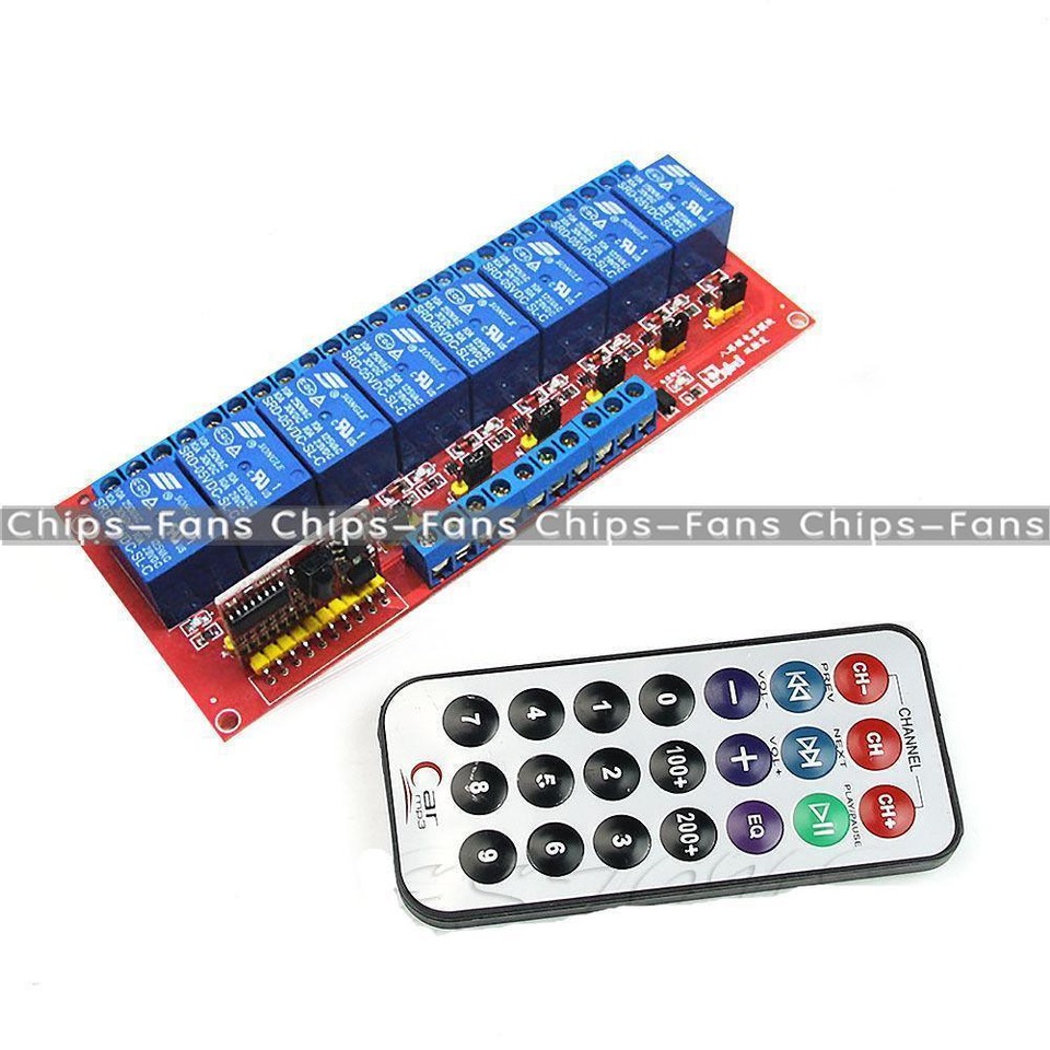 1/8 Channel Infrared Remote Control Switch Relay Multi-function 5/12V ...