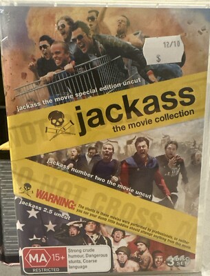 Jackass - The 3-Movie Collection DVD (3-Disc Set) - Brand New & Sealed ...