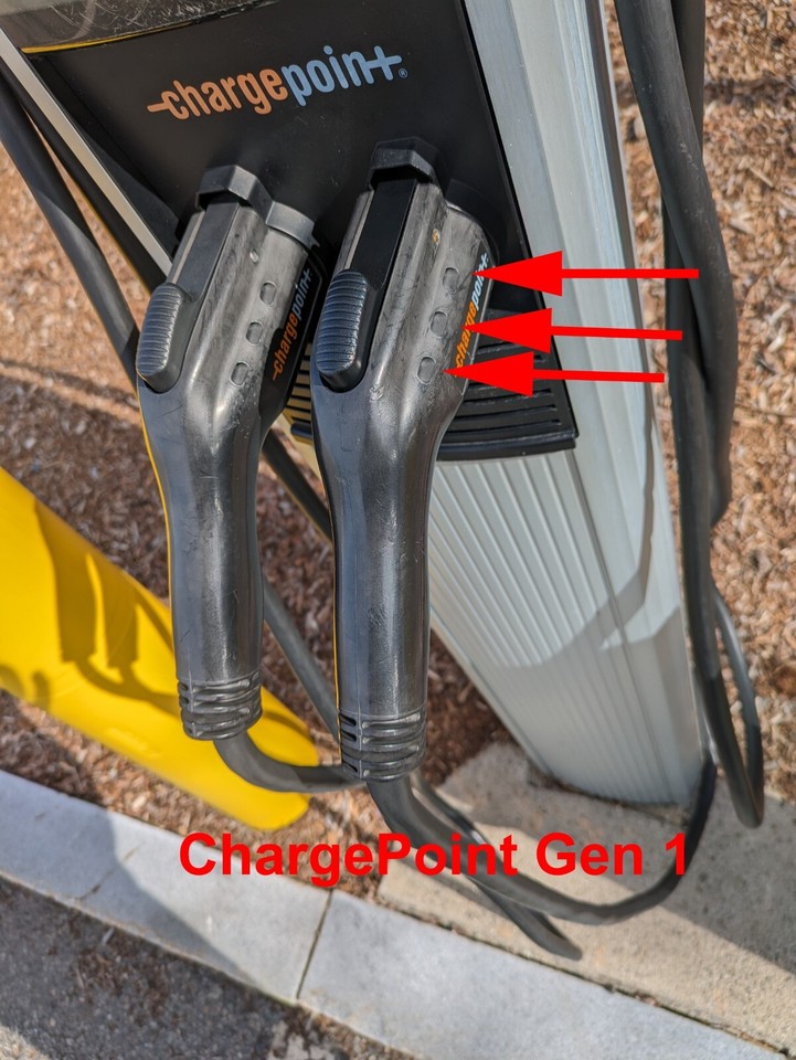 GEN1 ChargePoint Home Charger J1772 Connector Lever latch replacement ...