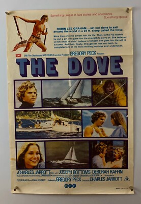 DOVE Movie Poster (VeryGood-) AUSTRALIAN One Sheet 1974 27x40 Gregory ...