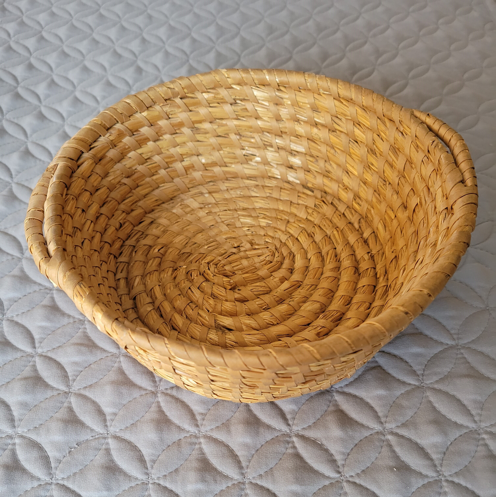 Old Basket Rye Grass Sweetgrass Vintage Antique Primitive Rustic ...