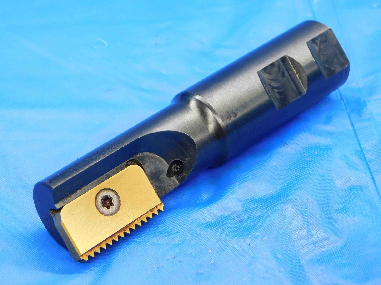 STELLRAM INDEXABLE COOLANT THRU THREAD MILL 1" SHANK 1" O.D. TMX0100 ...