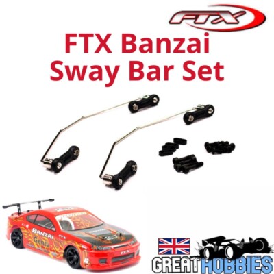 FTX Banzai Sway Bar Set KIT FTX6487 RC DRIFT HOBBY UK | eBay UK