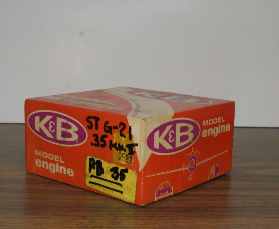 Rare Vintage K&B .35 Model Airplane Engine w/ Box | eBay