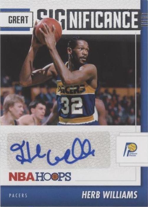 2021-22 Panini NBA Hoops - Great Significance Herb Williams #GS-HWL (AU ...