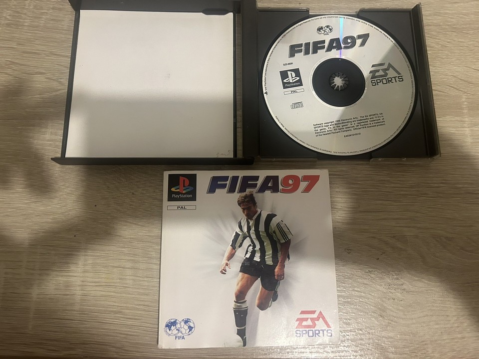 FIFA 97 Sony Playstation 1 PS1 Game & Manual UK PAL 1996 CIB Tested ...