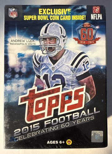 2015 Topps Football FACTORY SEALED BLASTER BOX (10 Packs/8 Cards ...