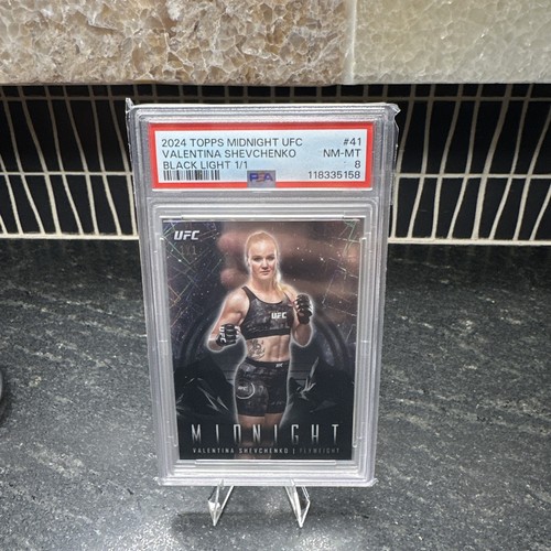 2024 Topps Midnight UFC Twilight Black Light #41 Valentina Shevchenko 1 ...