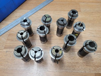 SOUTHWICK & M COLLETS ASSORTED COLLETS TF25 - 500 9/16 1/8 9/32 618 5/8 ...