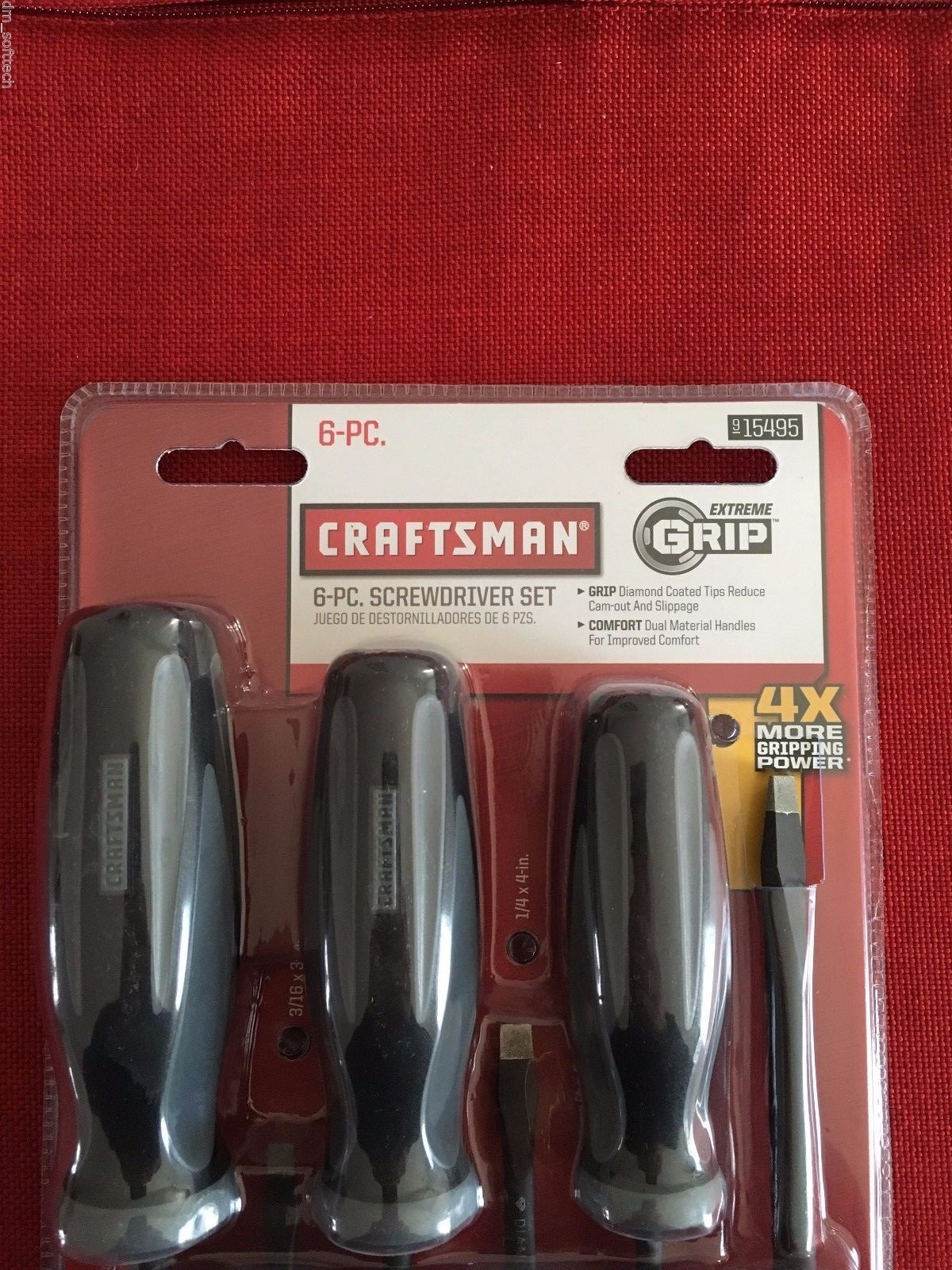 Craftsman 6 pc Screwdriver Set Extreme Grip Diamond Tip (Brand NEW ...