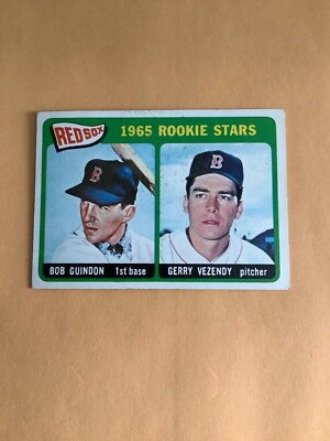 1965 TOPPS #509 RED SOX ROOKIE STARS Bob Guindon / Gerry Vezendy NM | eBay