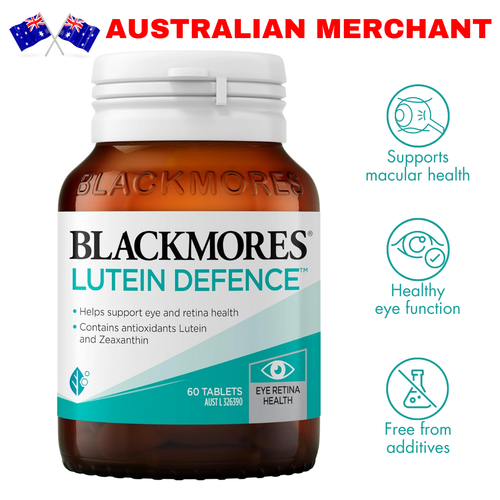 Blackmores Lutein Defence 60 Tablets Supports Eye and Retina Macula ...