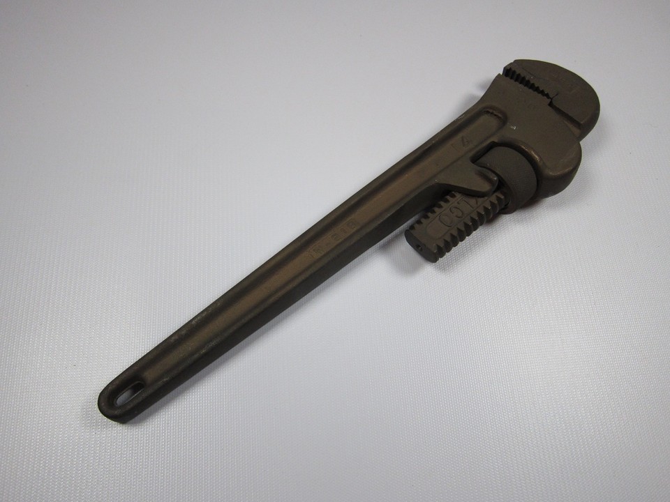 Berylco W-218 W218 14 Non Sparking Pipe Wrench 14” | eBay