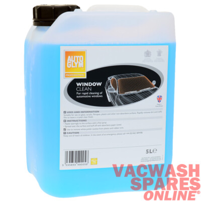 AUTOGLYM WINDOW GLASS CLEANER 5LITRE - PROFESSIONAL RANGE - TRADE ...