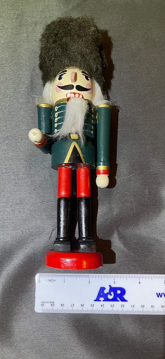 Burgundy Nutcracker Gray Cat 14 Inch Traditional Wooden Nutcracker ...